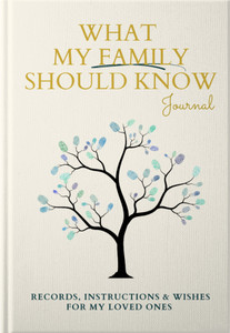 Family Journal What My Family Should Know - Journal & Organiser ...