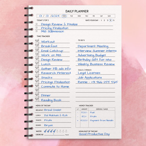 The Papier Ocean Undated Daily Productivity Tracker and Task Organizer ...