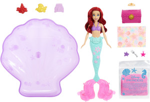 DISNEY PRINCESS Ariel Doll & Pool Set with Moldable Sand, Inspired by Disney The Little Mermaid ...