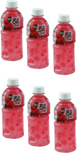 NATA NUTRICO Bits Drink Strawberry Flavoured With Nata De Coco 320ml - Pack of 6 Price in India ...
