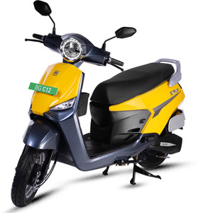 BGauss BG C12i Max Booking for Ex-Showroom Price (With CAN Enabled Charger, Yellow Techno) Price ...