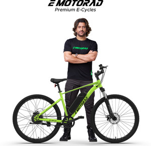 EMotorad EM Neo 27.5 inches Single Speed Lithium-ion (Li-ion) Electric Cycle Price in India ...