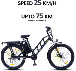 Motovolt HUM Standard Mid Range 26 inches Single Speed Lithium-ion (Li-ion) Electric Cycle Price ...