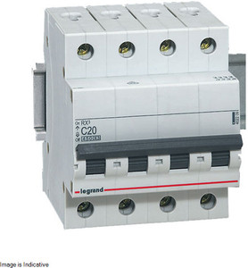 Legrand 411431-25A FP 30mA 6kA AC:415V AC TYPE DX3 RCBOs 411431 MCB Price in India - Buy Legrand ...