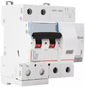 Legrand RCBO 411325 DX3 Double Pole DP 25A 30MA 240V AC 411325 MCB Price in India - Buy Legrand ...
