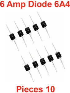 ELPH Pack of 10 | 6A4 Rectifier Diode | 1000V 6A High-Performance Diode PN Junction Price in ...