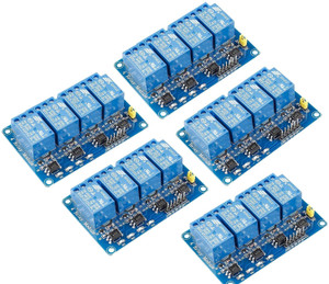 MAG BEE 5V Relay 4-Channel Module for Arduino Raspberry-Pack of 5 Educational Electronic Hobby ...