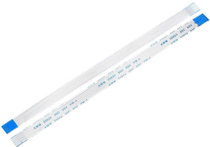 SHREE LAHERI Flat Ribbon Cable 7 Pin 1mm Pitch 100mm Length B-TYPE FFC FPC Flexible Cable ...