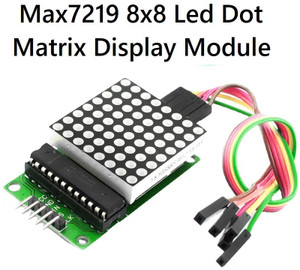 3REE PREMIUM QUALITY MAX7219 Dot Led Matrix Module MCU Control LED Display Electronic Components ...