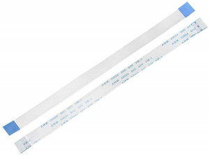 SHIVLAHERI 16 Pin Flat Cable 0.5MM Pitch 100mm Length TYPE-A Flexible FFC LVDS Ribbon Wire ...