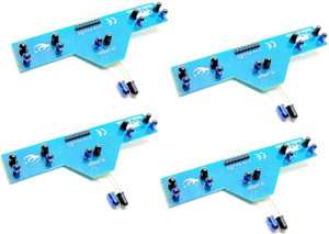 INVENTO 4Pcs Five 5 IR Sensor Array with Obstacle Avoidance compatible Avoidance sensor ...