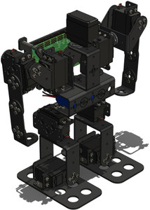 Sunrobotics Dof Biped Humanoid Robot Chassis Diy Kit Assembled Wifi