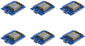 Flyrobo (6 pc) ESP8266 D1 Mini V2 NodeMcu Lua WIFI IOT Development Board - Electronic Components ...