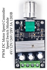 3REE PREMIUM 6V 12V 24V 28V 3A PWM DC Motor Speed Controller Electronic Components Electronic ...