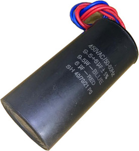 Pardzworld Capacitor [9.5+6 Mfd] for Semi Automatic Washing Machines Wash & Spin Motors ...