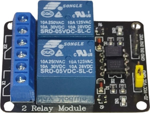CRAZY SAMAN Relay Module 5V 10A 2 Channel Board Shield For Arduino Arm Pic AVR DSP Electronic ...