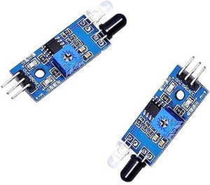 Easy Electronics 2 Pc IR Proximity Sensor for line follower and Obstacle sensing Robots-IR ...