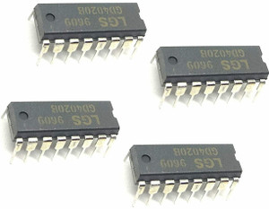 INVENTO 4Pcs 4020 IC CD4020BE Binary Ripple Counter, 24 MHz, 1 Gate, 1 Input Automotive ...