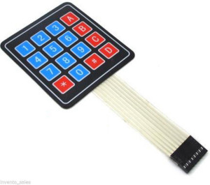 INVENTO 4 x 4 Matrix Array 16 Key Membrane Switch Keypad Keyboard for Arduino AVR PI C ...