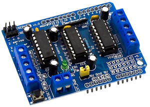 R&D L293D Motor Driver Shield 4-Channel DC Motor Controller Pack of 2 Electronic Components ...