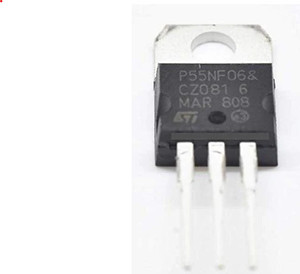 Ihc 5506/P55NF06 50A 60V N-CHANNEL POWER MOSFET TRANSISTOR TO-220(PACK OF 1) Electronic ...