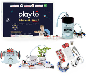 PlaytoLabs Robotics kit : Level 2 || 1000+ Projects || Best Educational Robot Toys for Kids ...