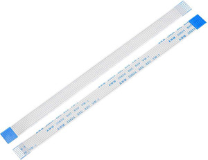 SLVC FFC Cable 8 Pin 1mm Pitch 200mm Length (B-Type) Fpc Lvds Flexible Ribbon Cable ...