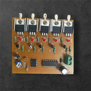 DPB 5Channel LED CHASER CIRCUIT BOARD 12V DC INPUT 12V DC OUTPUT_a4 Micro Controller Board ...