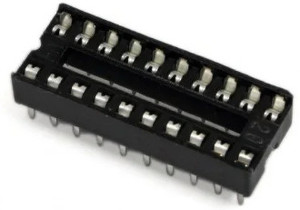 SHOKITECH 20 Pin DIP IC Socket Base Adaptor (Pack of 5) Electronic Components Electronic Hobby ...