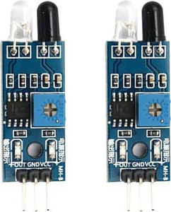 NIHAKA PACK OF 2 IR Proximity Sensor for Obstacle Sensing and Line Follower Robots DC Electronic ...