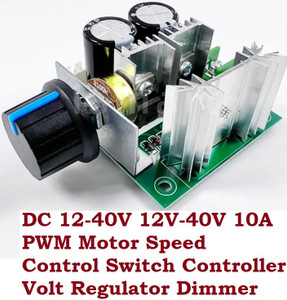 3REE PREMIUM QUALITY 12V 40V 10A PWM DC Motor Speed Control Switch Electronic Components ...