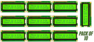 MAG BEE 16x2 LCD Display with Module, Compatible with Arduino UNO, MEGA, Pack of 10 Electronic ...