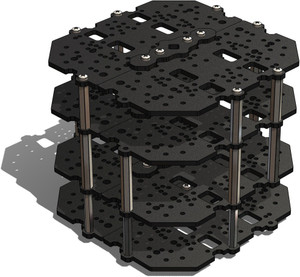 Sunrobotics Turtlebot Burger Compatible Expandable Stacked Abs
