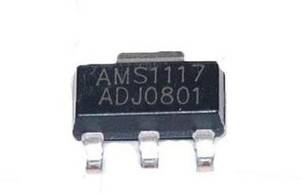 Tayal 10pcs AMS1117- ADJ AMS1117 LM1117 1A SOT-223 Voltage Regulator Electronic Components ...