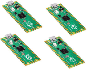 INVENTO 4pcs Raspberry PI PICO Dual Core Arm Cortex M0 Processor