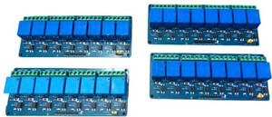 MAG BEE 5V Relay 8-Channel Module for Arduino Raspberry-Pack of 4 Educational Electronic Hobby ...