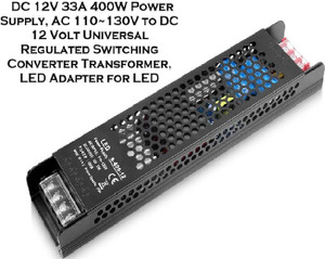 EASTRA QUALITY DC 12V 33A 400W DC 12 Volt Universal Regulated Switching Power Supply Electronic ...
