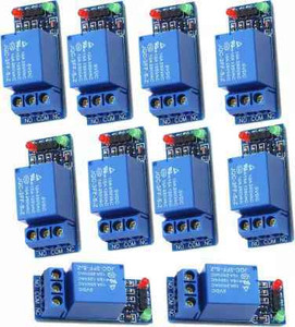 MAG BEE 5V Relay One Channel Module for Arduino Raspberry-Pack of 10 Educational Electronic ...