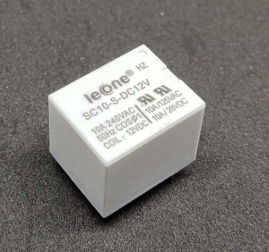 INVENTO 10pcs 12V DC Relay 5 Pin 12V 10A Current Sugar Cube PCB Mount Relay SPDT Relay ...