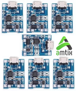AMTIX TP4056 1A Li-ion lithium Battery Charging Module Electronic Components Electronic Hobby ...