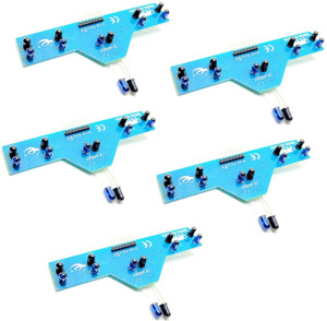 INVENTO 5Pcs Five 5 IR Sensor Array with Obstacle Avoidance compatible Avoidance sensor ...