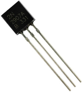 INVENTO 10Pcs 2N2907 Bipolar (BJT) Single Transistor, PNP, -60 V, 200 MHz Automotive Electronic ...