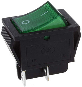 Prowans Green Light 4 Pin DPST ON/Off Snap in Boat Rocker Switch 16A/250V 15A/125V B6A1 ...