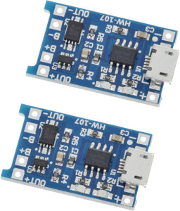 Universal Hub 2PCS TP4056 Micro Usb Lithium Ion Battery CHARGING MODULE Electronic Components ...