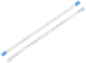 SHIVLAHERI 10 Pin Flat Cable 0.5MM Pitch 100mm Length TYPE-A Flexible FFC LVDS Ribbon Wire ...