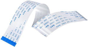 SLVC Flat Ribbon Cable 19 Pin 1mm Pitch B-Type 200mm Length FFC FPC LVDS Cable Electronic ...