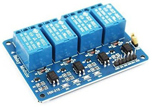 AUTO BOTIX 4 Channel 5V Relay Module with Optocoupler for Arduino DSP AVR PIC Arm Electronic ...