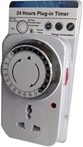 Blackt Electrotech 24 hrs 240 Volt Mechanical Timer Socket Programmable Electronic Timer Switch ...
