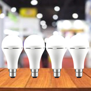 FRONY Emergency 12W Inverter LED Bulb with 2000mAh Rechargeable Battery Pack of 4 C129 4 hrs ...