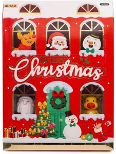 Flipkart.com | WISHKEY Christmas Theme Pencil Eraser for Kids ...